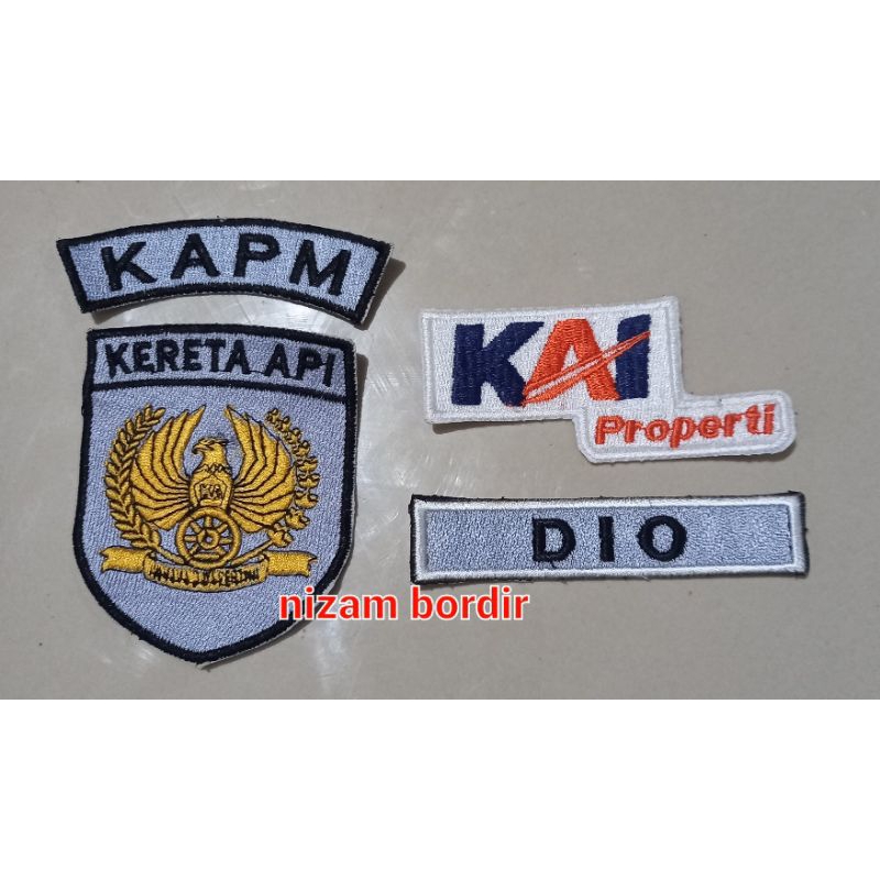Jual ATRIBUT SERAGAM PEGAWAI KAI,LOGO KAI,PAPAN NAMA,LOGO WAHANA ...