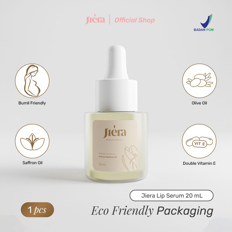Jual JIERA Natural Lip Serum 20ml (Eco Friendly Packaging) | Shopee ...