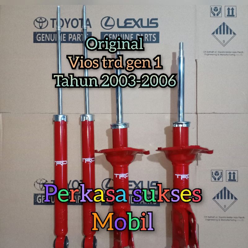 Jual shockbreaker toyota limo vios old gen 1 trd depan & belakang 2003 2004 2005 2006 | Shopee ...