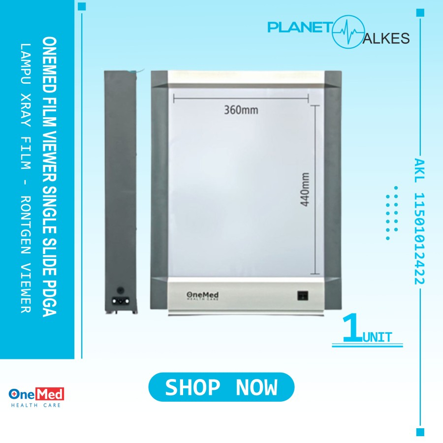 Jual Film Viewer Single Slide Supertin F1 LED ONEMED Lampu Xray Rontgen ...