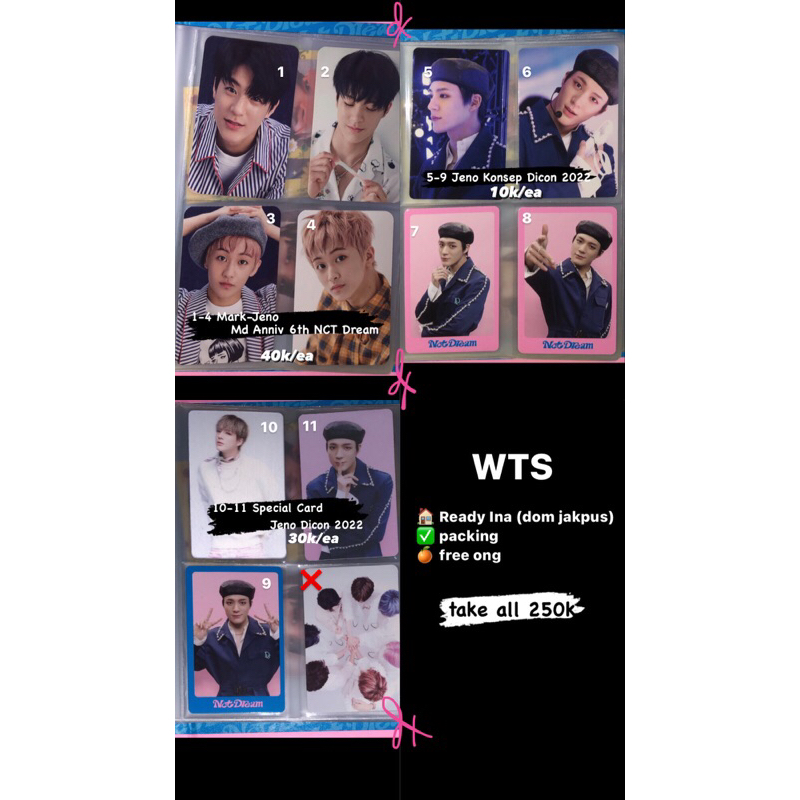 Jual PC NCT DREAM JENO MARK MD 6th Anniversary | Dicon 2022 (10-11 ...