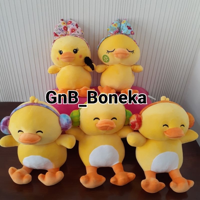 Jual Boneka Binatang Bebek Lucu , Boneka Duck Girly By SEULGI | Shopee ...