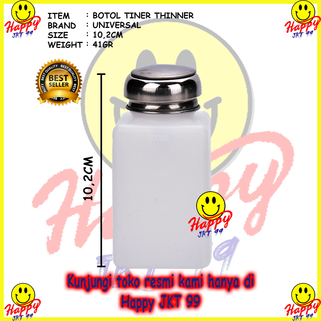Jual [ HAPPY JKT 99 ] BOTOL TINER THINNER SEMI FIBER TEKNISI LAPTOP ...