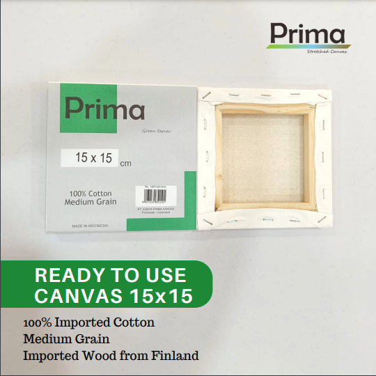 Jual PROMO Kanvas Prima Green Series 15x15 cm | Shopee Indonesia