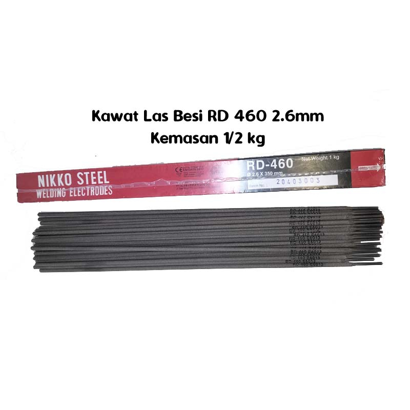 Jual Kawat Las Besi 2.6mm Kawat Las Nikko Steel RD460 Kawat Las RD-460 2.6mm Kawat Las 2mm ...