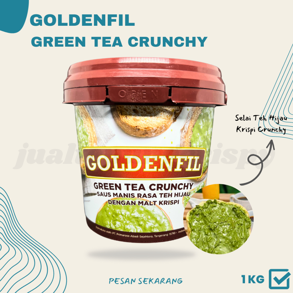 Jual Goldenfil Selai Crunchy / Selai Roti Aneka Rasa 1 Kg | Shopee ...