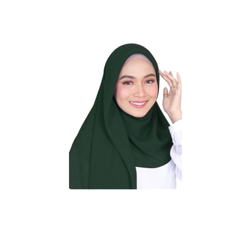 Jual BELLA SQUARE HIJAU BOTOL / PLAIN SQUARE HIJAU BOTOL | Shopee Indonesia