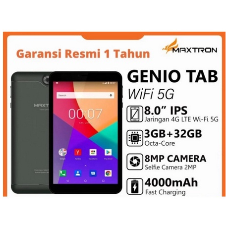 Jual TABLET MURAH MAXTRON GENIO RAM 3GB INTERNAL 32GB GARANSI RESMI ...