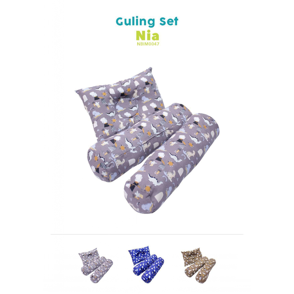 Jual NIA Set Bantal Guling Bayi Earth Series | Shopee Indonesia