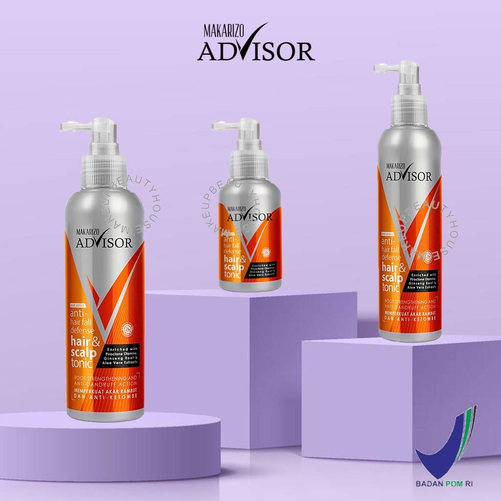 Jual MAKARIZO Advisor Hair & Scalp Tonic 65ml/ 145ml / 240ml | Shopee ...