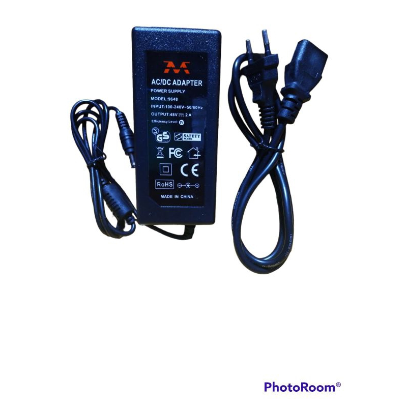Jual Adaptor Power Supply 48 Volt 2 Ampere High Quality 48v 2a | Shopee ...