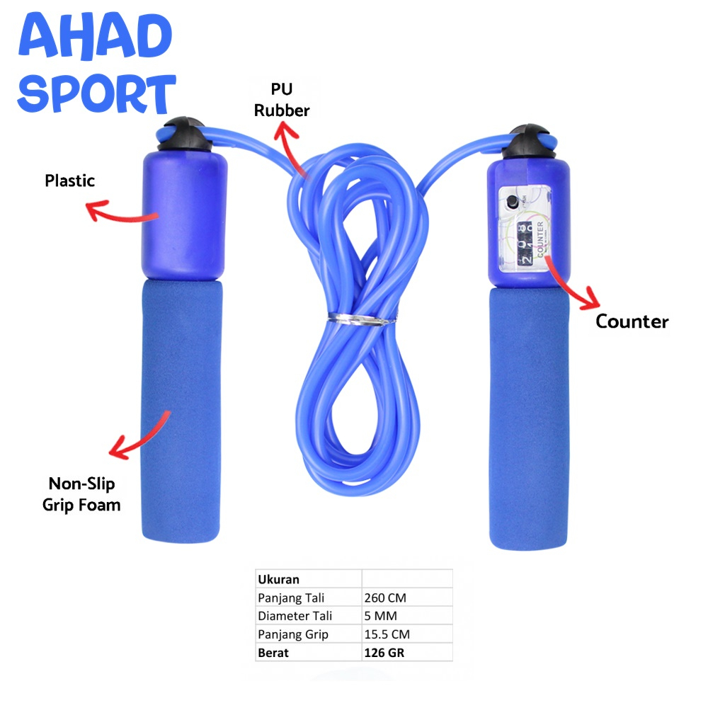 Jual Tali Skipping Digital Skiping Busa Jump Rope ROX RXF-618C | Shopee ...