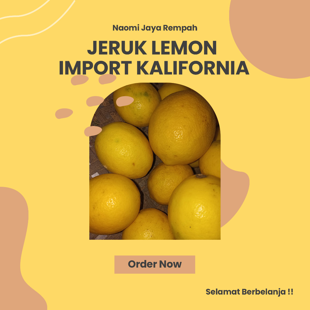 Jual JERUK LEMON KALIFORNIA 1KG | Shopee Indonesia