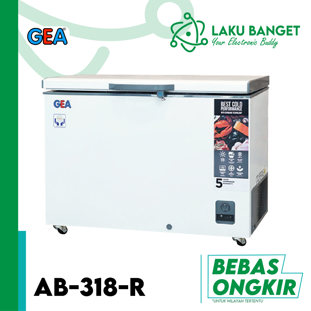 Jual Chest Freezer GEA AB-318R / Freezer GEA 318 Liter Garansi Resmi ...