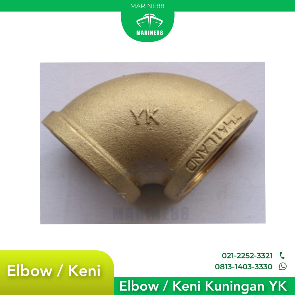 Jual ELBOW / KENI 2 1/2" SAMBUNGAN KUNINGAN YK THAILAND | Shopee Indonesia