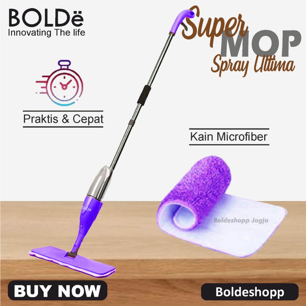 Jual Alat Pel Lantai BOLDe Spray Mop | Pengepel Lantai Spray Mop | Pel ...
