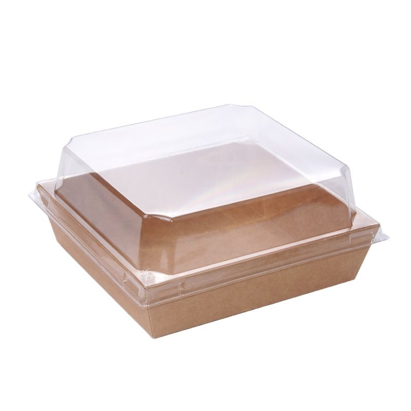 Jual 10pcs paper box burger sandwich roti kue box brownies kotak kue ...