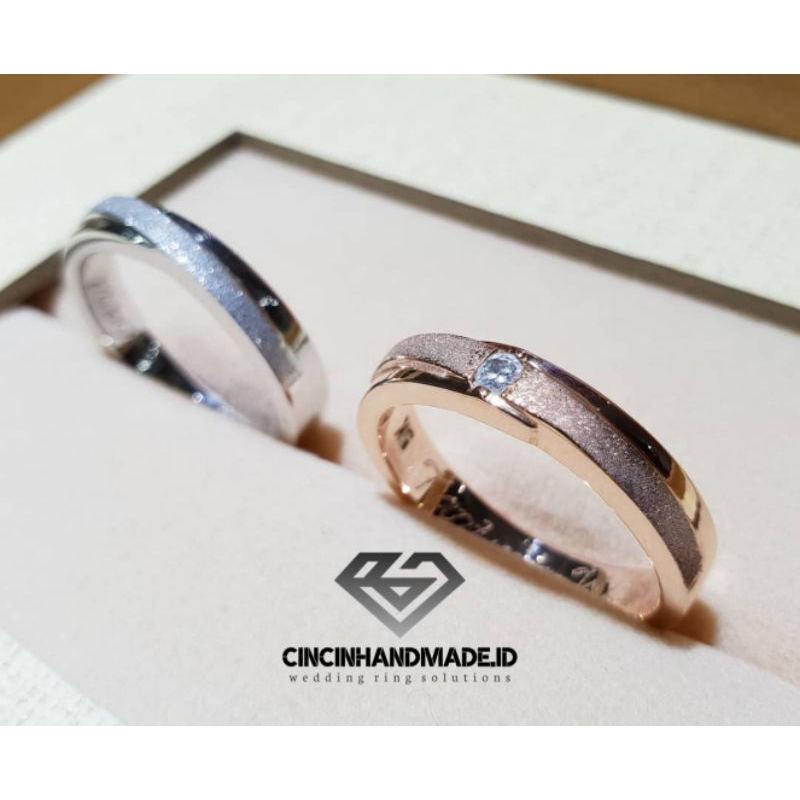 Jual cincin nikah / cincin couple / cincin perak / handmade | Shopee ...