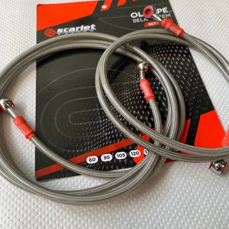 Jual Selang Rem Serat Depan Belakang 215mm 135mm Nmax Aerox Adv Nmax New Xmax Pcx Aerox New 