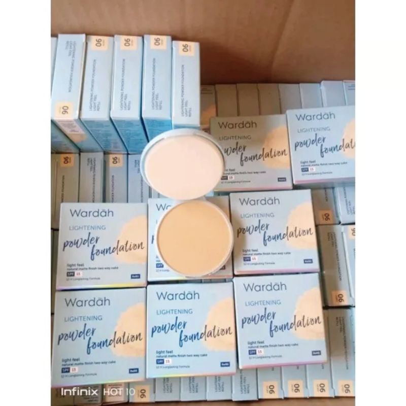 Jual Refill TWC Wardah Compact Lightening SPF 15 (Bedak Padat) Powder ...