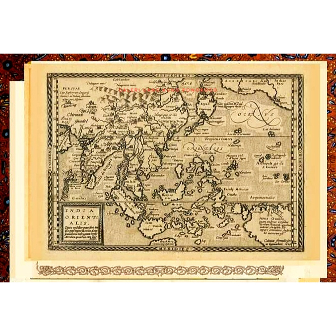 Jual PETA KUNO JAMAN DULU TAHUN 1500-1800 / ARCHIPEL DES INDES ...