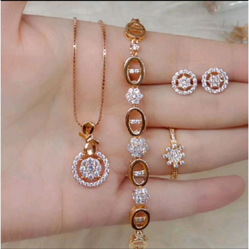 Jual set perhiasan titanium asli | Shopee Indonesia
