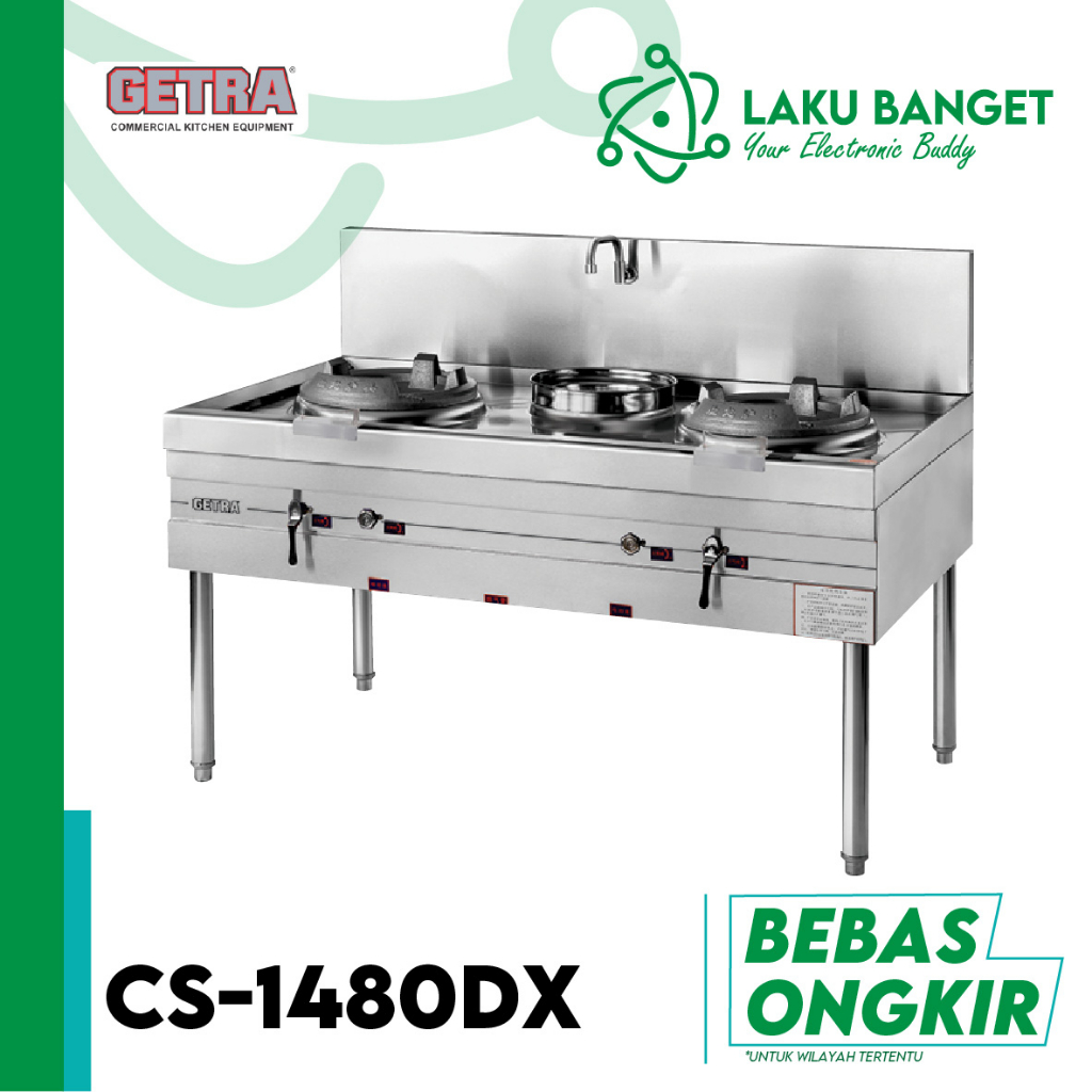 Jual Kompor Gas Kwali GETRA CS-1480DX Garansi Resmi / Gas Kwali Range ...