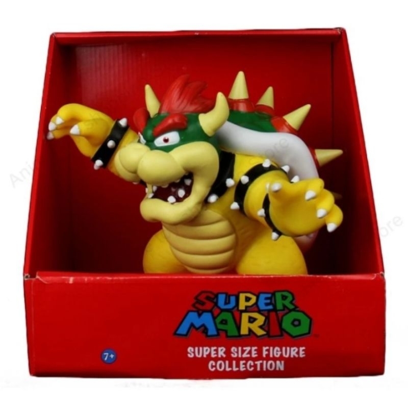 Jual Super Mario Bros Bowser Miniatur pajangan Mario Bros | Shopee ...