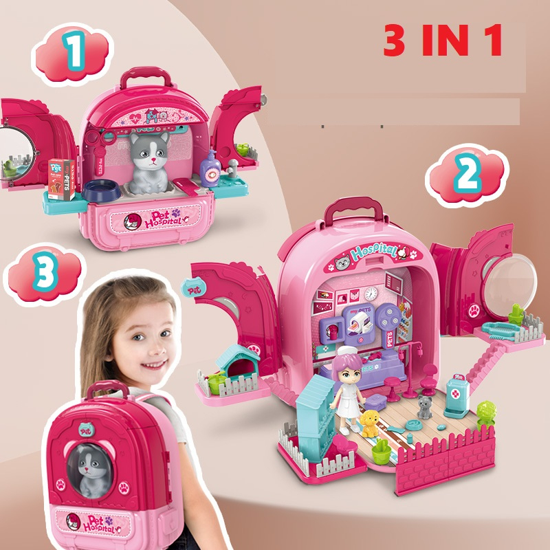 Jual DIY 3iN1 BAG KOPER PET CAT / MAINAN ANAK TAS KUCING RUMAH ...