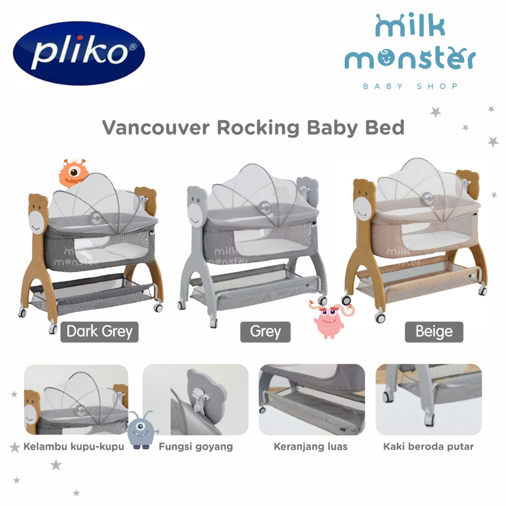 Jual Pliko Baby Box Vancouver B-163R / keranjang box tidur bayi ...