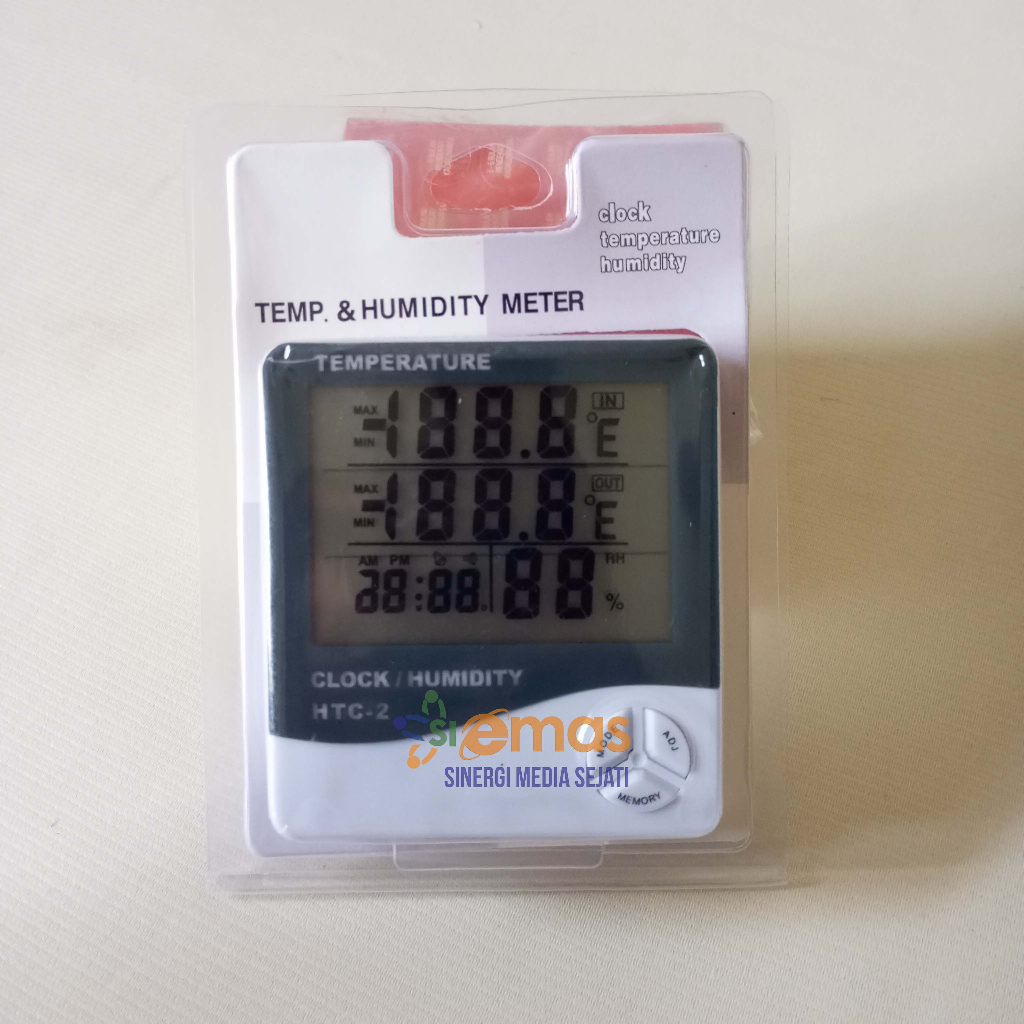 Jual Thermohygrometer | Termometer Hygrometer | Thermometer IN OUT HTC ...