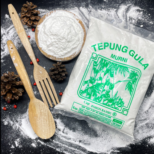 Jual TEPUNG GULA MURNI CAP POHON BAMBU 500 GR / GULA HALUS BAMBU 500 GR ...