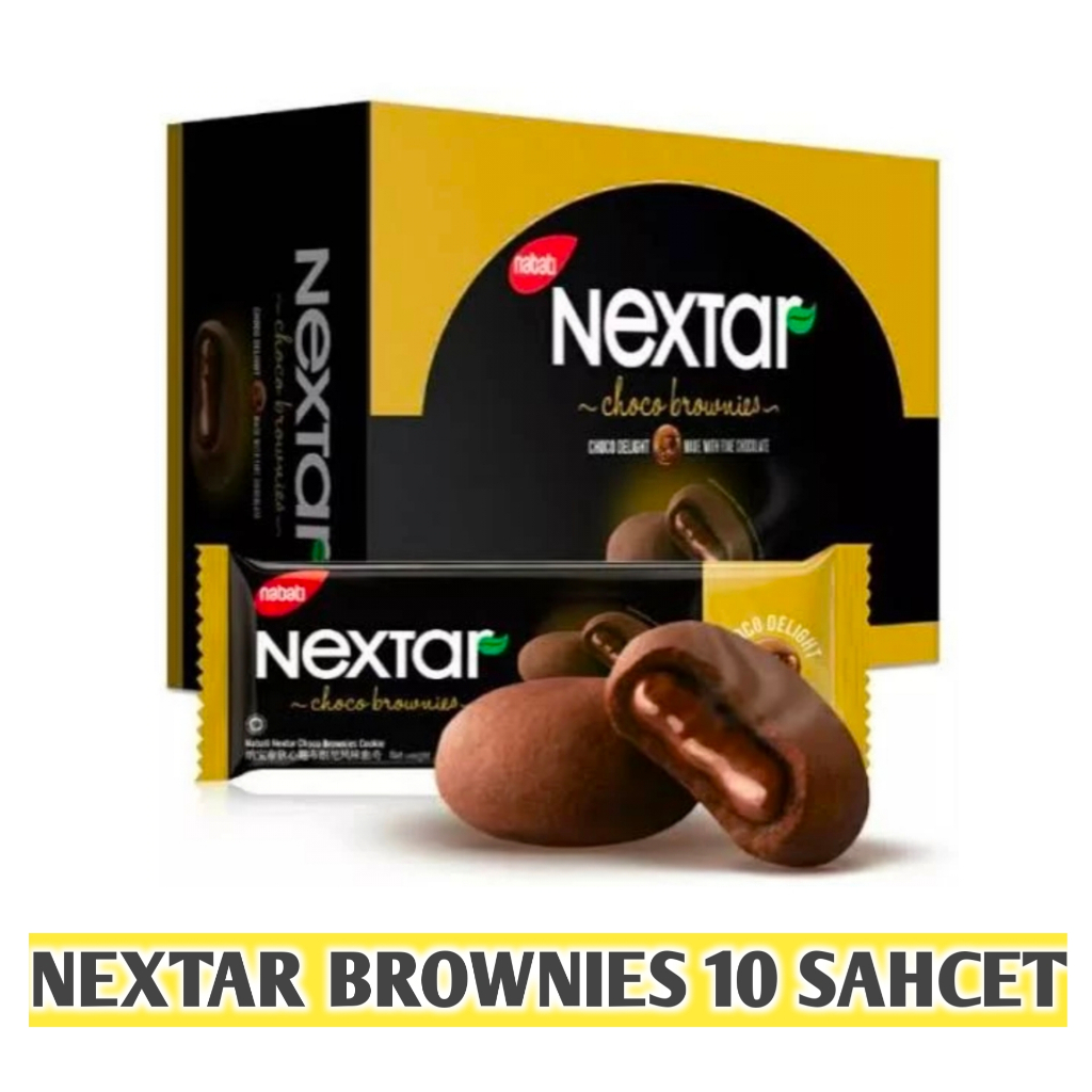 Jual Biskuit Nabati NEXTAR BROWNIES Chocolate isi 10 sachet ( HARGA 1 ...