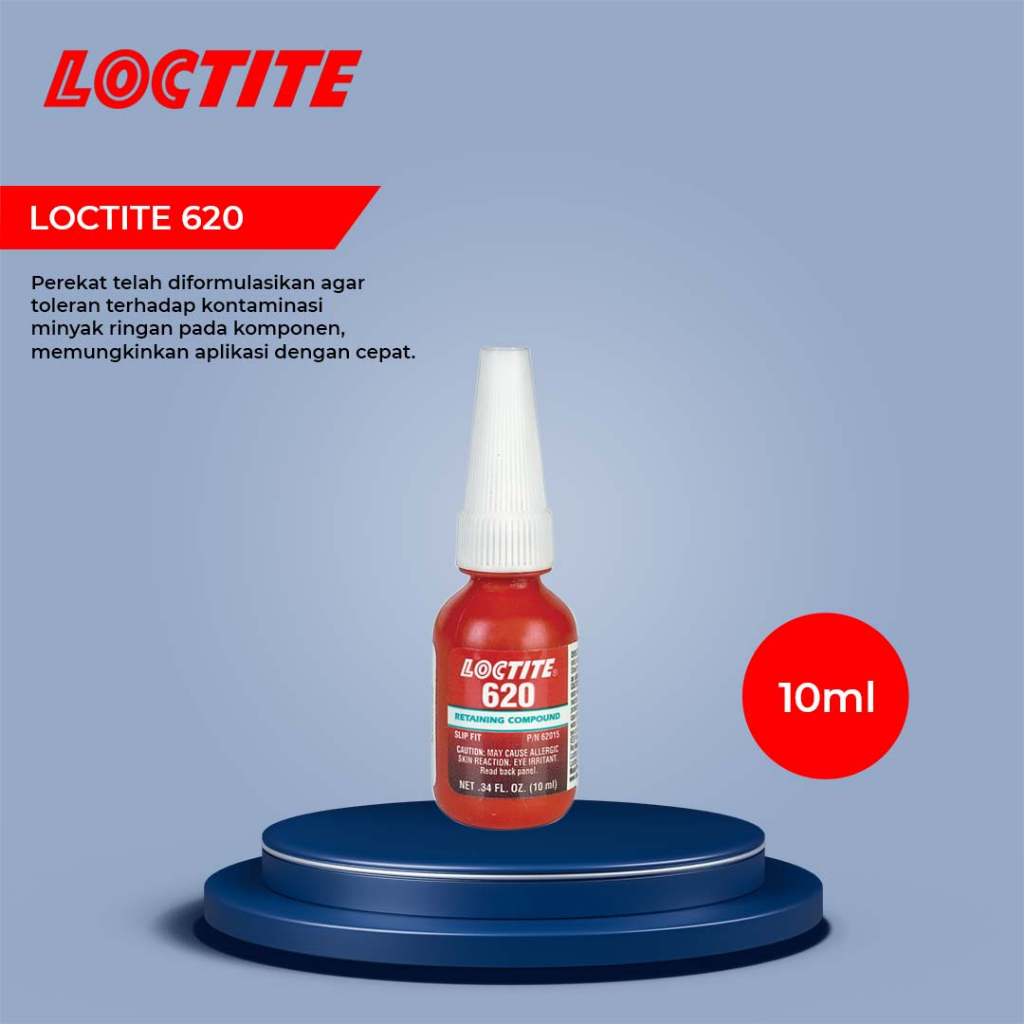 Jual LOCTITE RETAINING COMPOUND- LEM BEARING 620 10ML | Shopee Indonesia