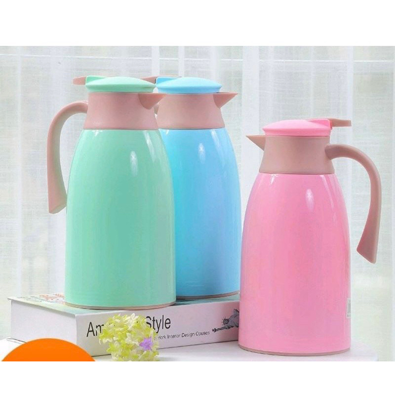 Jual Termos Teko Glass Kettle 1000 ml/Termos Teko Anti Panas 1 Liter ...