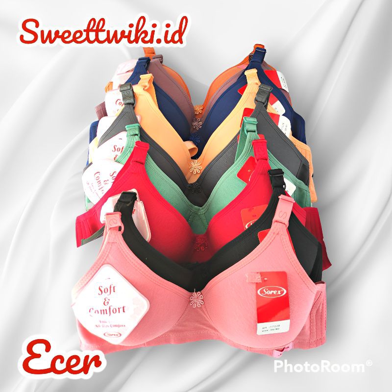 Jual BH / BRA Sorex Super Soft Busa Tanpa Kawat Cup Besar Kait 3 Setara ...