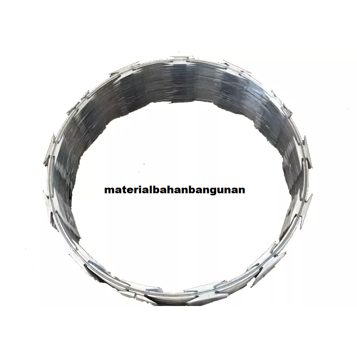 Jual Kawat Duri Silet CBT 65 Razor Wire 7 Meter Pelindung Pengaman ...
