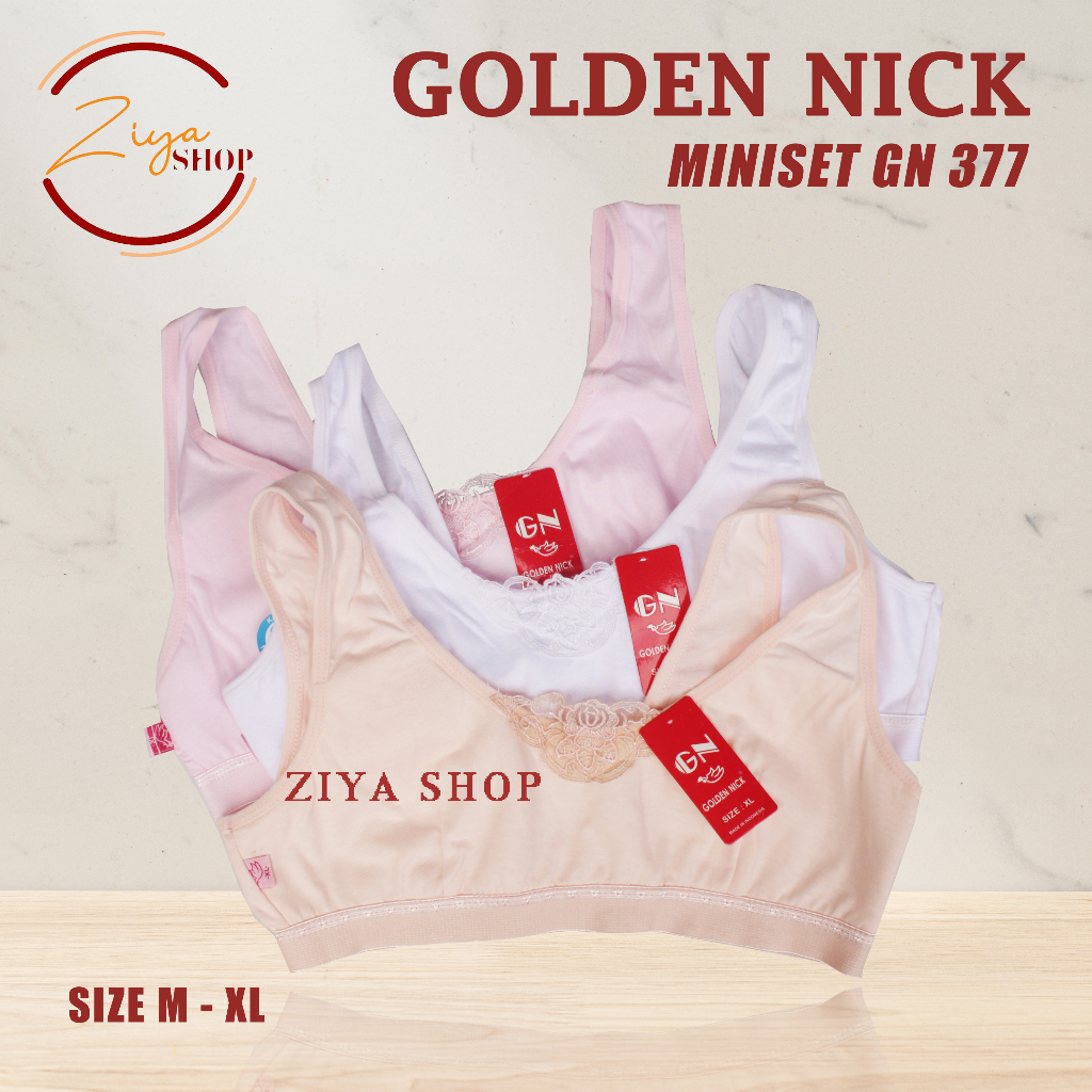 Jual ( 3pc ) Miniset Remaja | Golden Nick SA377 | Miniset Anak | Bra ...