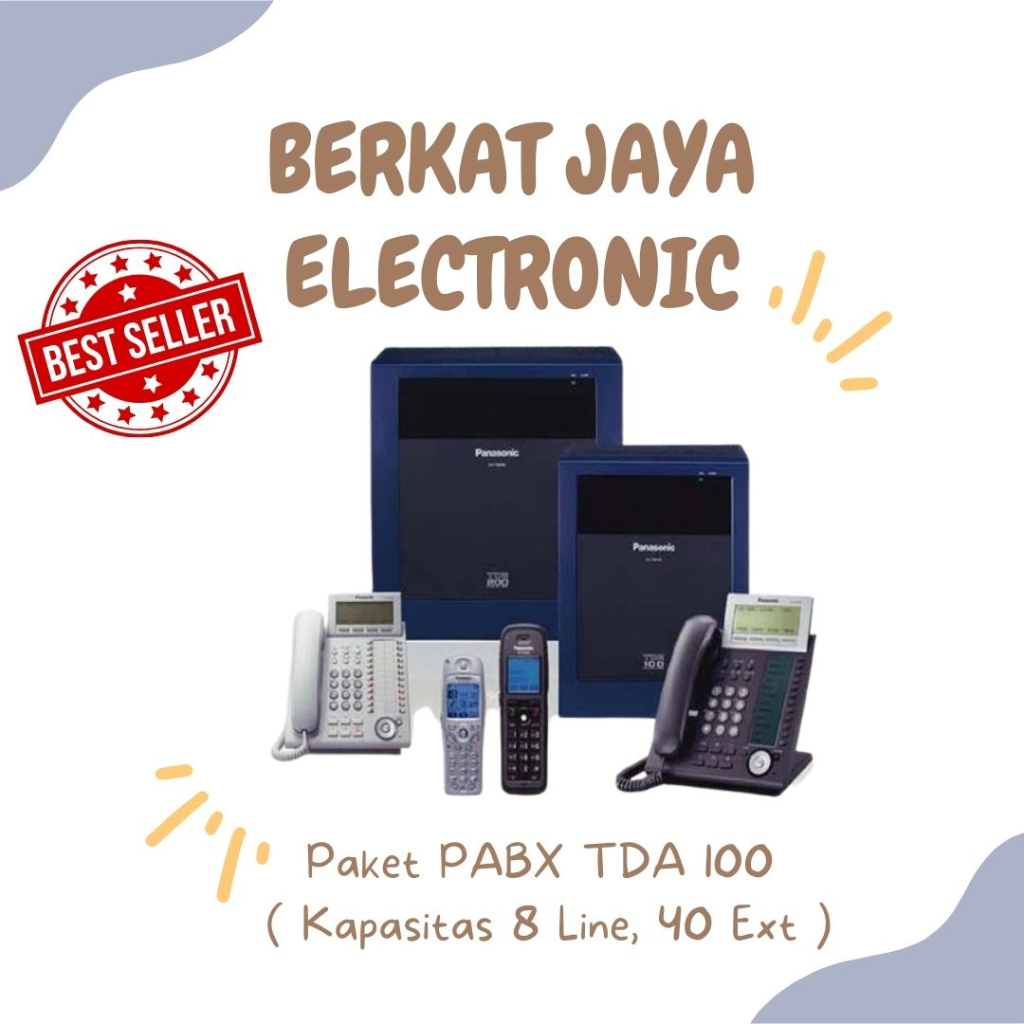 Jual Paket PABX TDA 100 ( Kapasitas 8 Line, 40 Ext ) | Shopee Indonesia