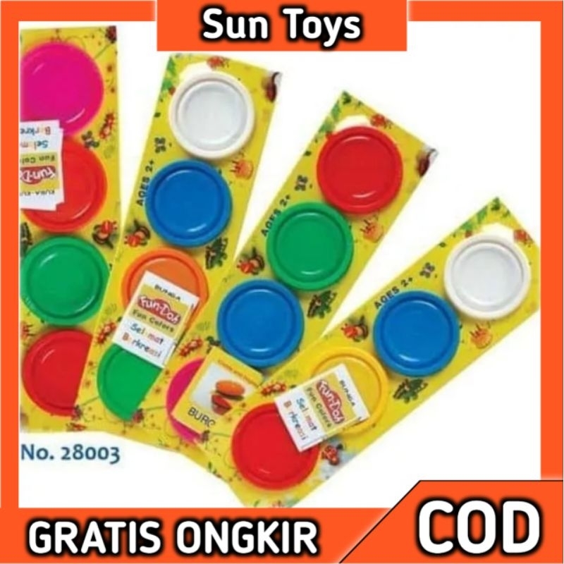 Jual Mainan Dough Set Mainan Anak Fun-Doh Refill Perempuan Anak Laki ...