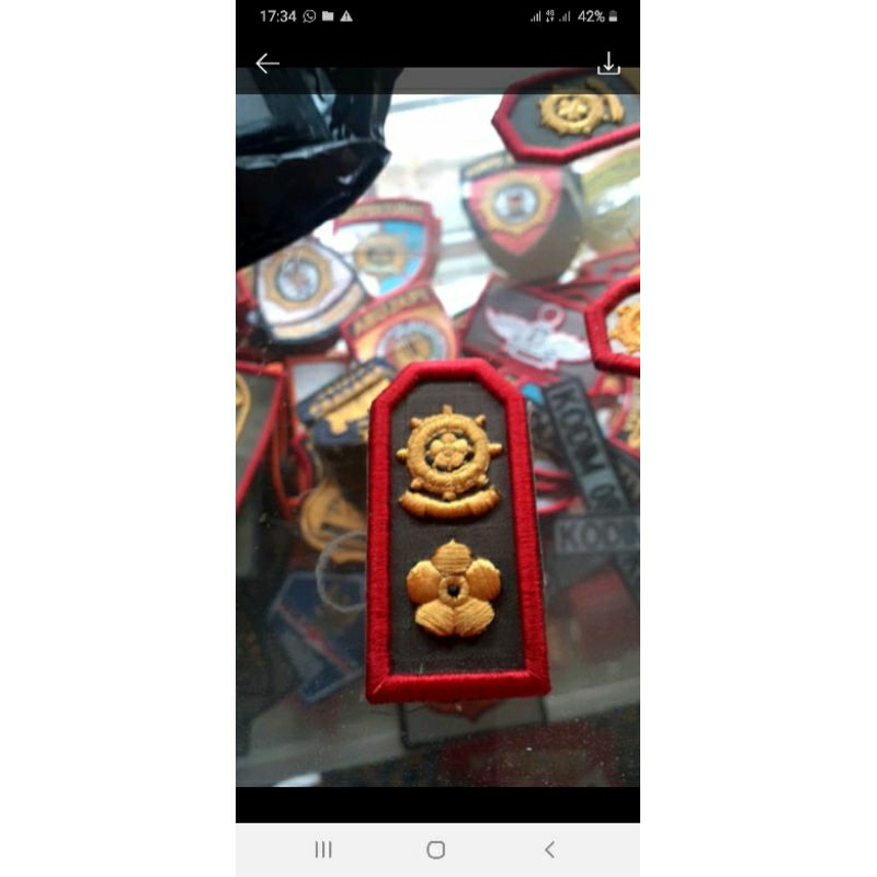 Jual pangkat pol pp timbul golongan 3D TIMBUL | Shopee Indonesia