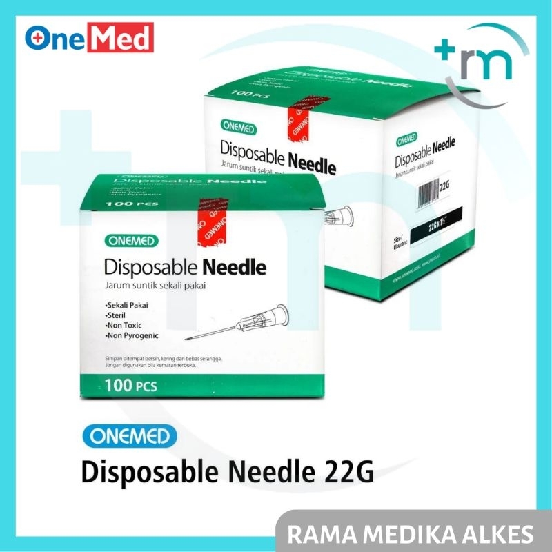 Jual Disposable Needle 18G 21G 22G 23G 24G 25G 26G 27G 30G Onemed | Shopee Indonesia