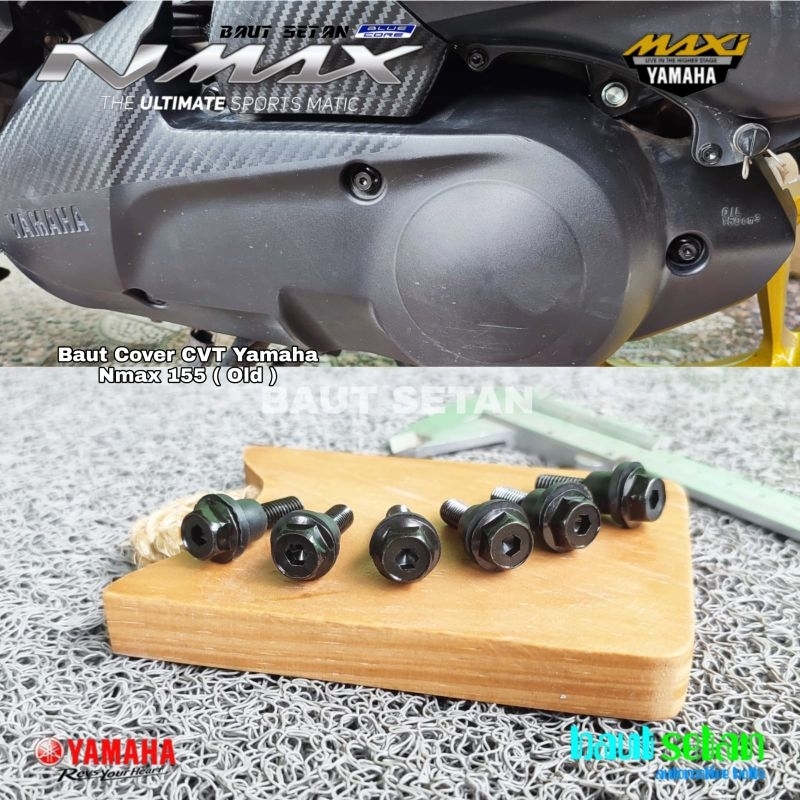 Jual Baut FullSet Cover Cvt Yamaha Nmax Aerox Lexi Mode Dua Kunci ...