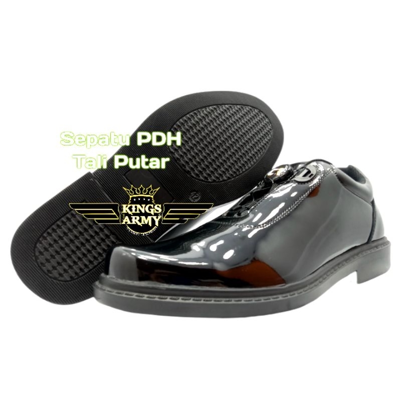 Jual Sepatu PDH Tali Putar Lacing Sytem Kings Army Type K-032 | Shopee ...