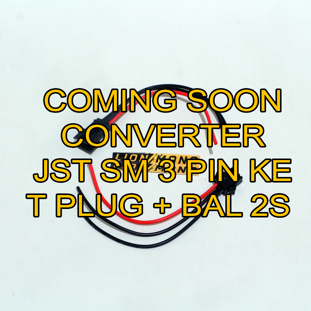 Jual converter jst sm 3 pin ke t plug dan balancer 2s | Shopee Indonesia