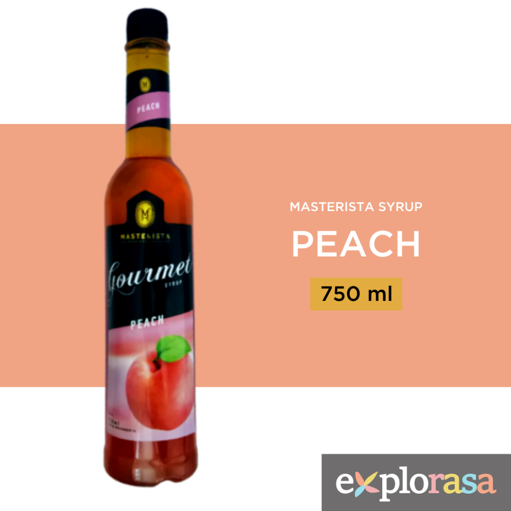 Jual Sirup/Syrup/Sirop Minuman Masterista - Peach Syrup 750 ml | Shopee ...