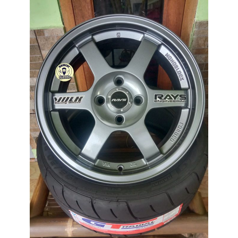 Jual velg mobil te37 ring 15 cocok untuk mobil agya ayla brio jazz yaris vios swift karimun dll ...