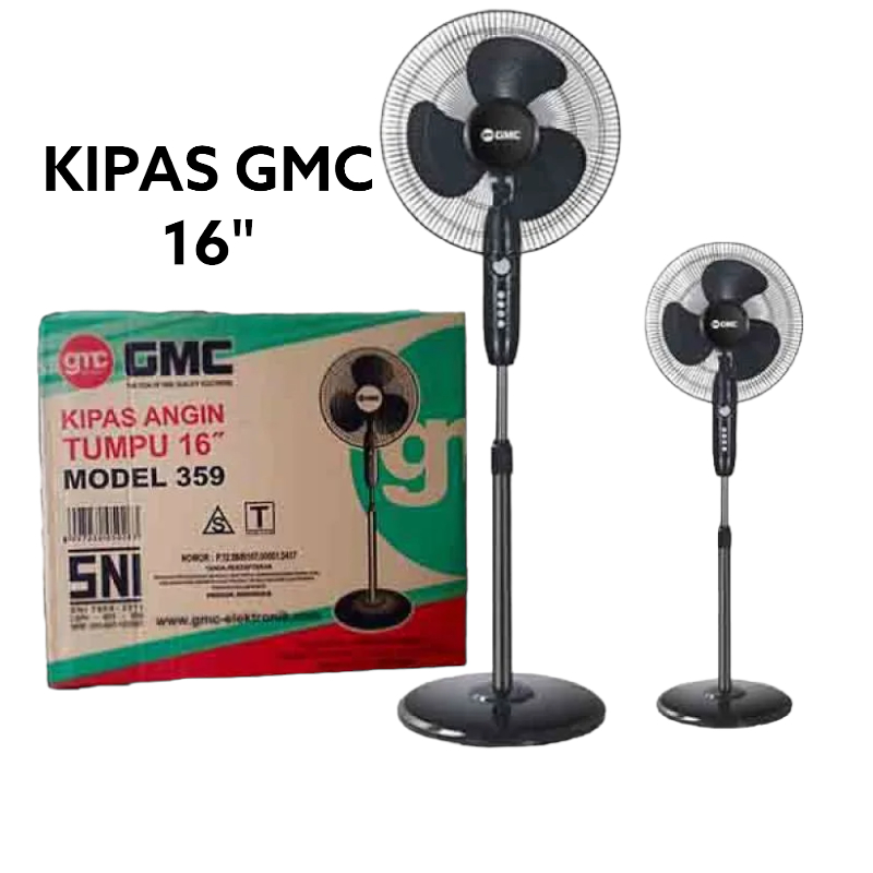 Jual JUAL / Stand fan Kipas Angin Berdiri Premium GMC 359 16 inch ...