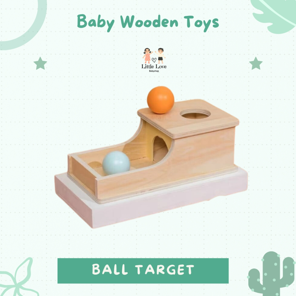 Jual Baby Wooden Toys - Ball Target / Mainan Bayi Edukasi Montessori ...