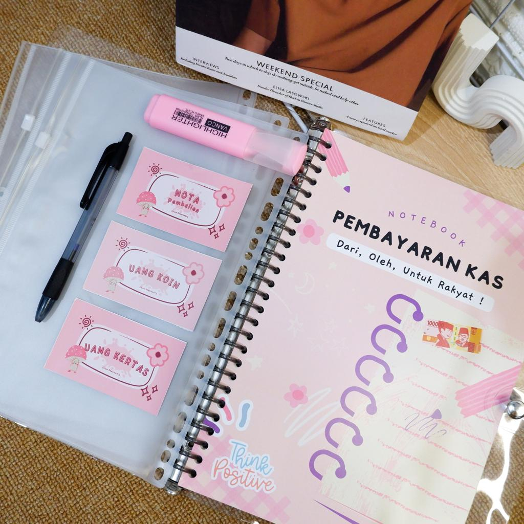 Jual Binder Buku Kas B5 Paket Bundling | Binder Buku Kas B5 Kuliah ...